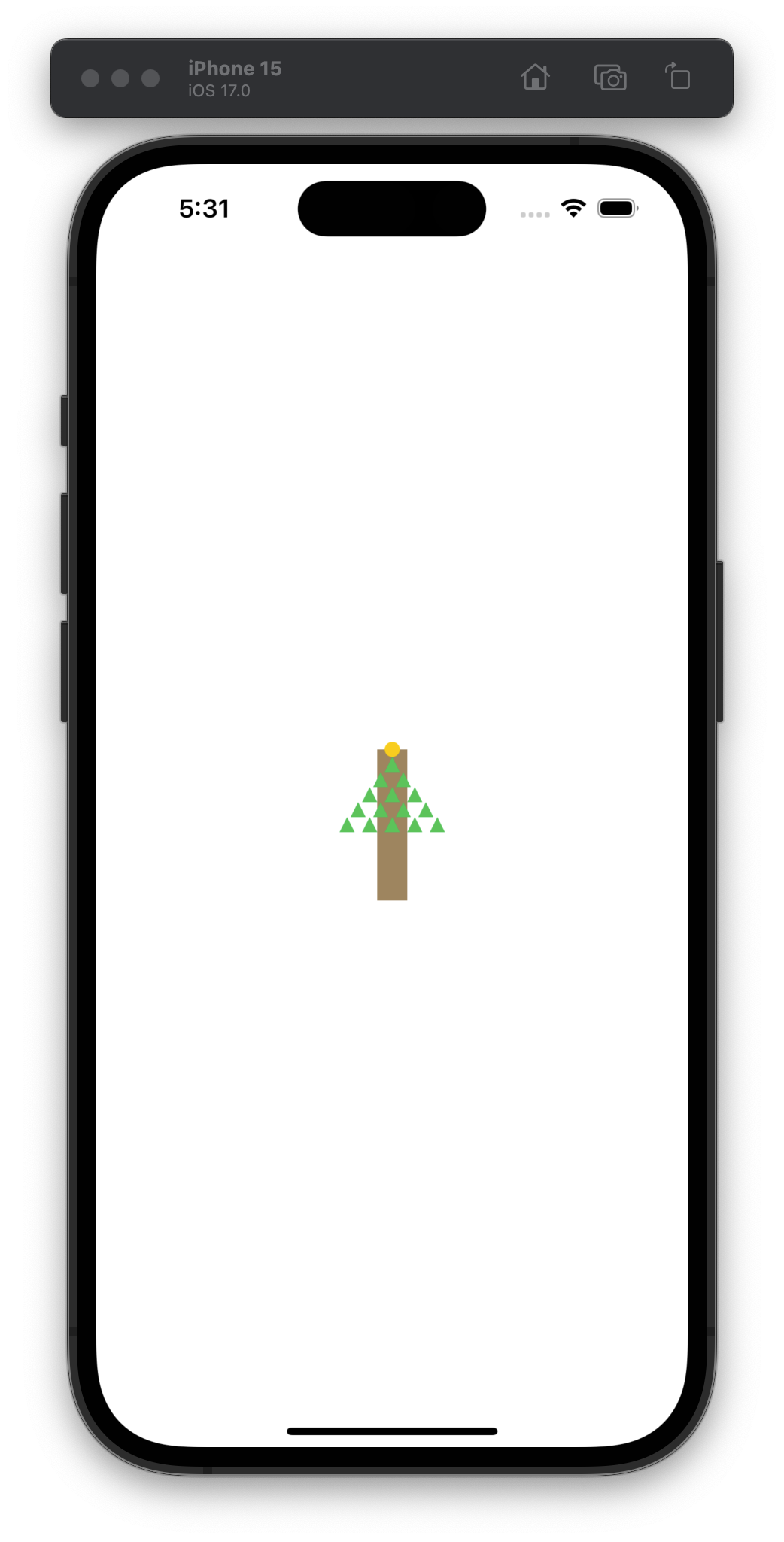 ChatGPT SwiftUI Christmas Tree 2023 – Tanner's Website